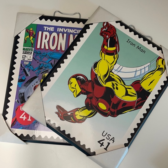 Marvel | Art | Iron Man Wall Plaque Bundle | Poshmark